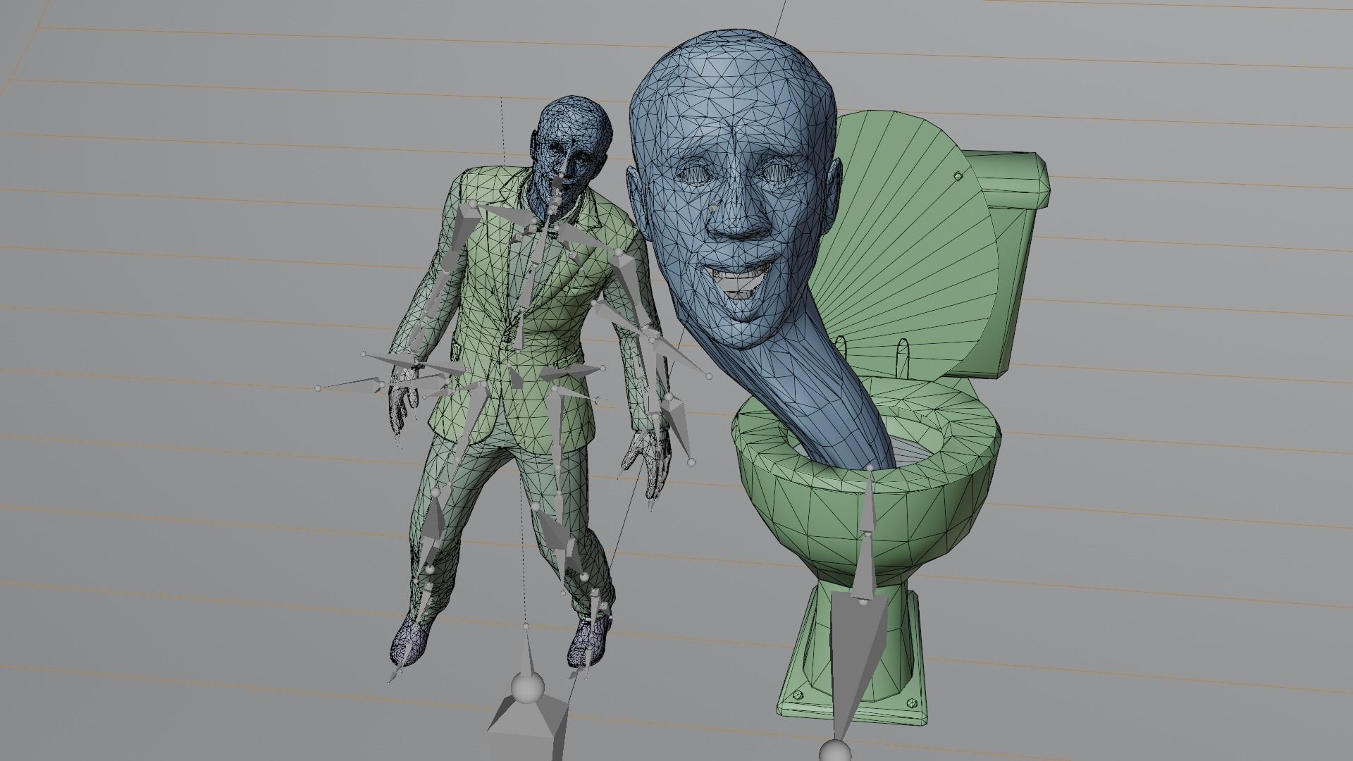 Skibidi Toilet Skibidi Multiverse 3D model rigged | CGTrader
