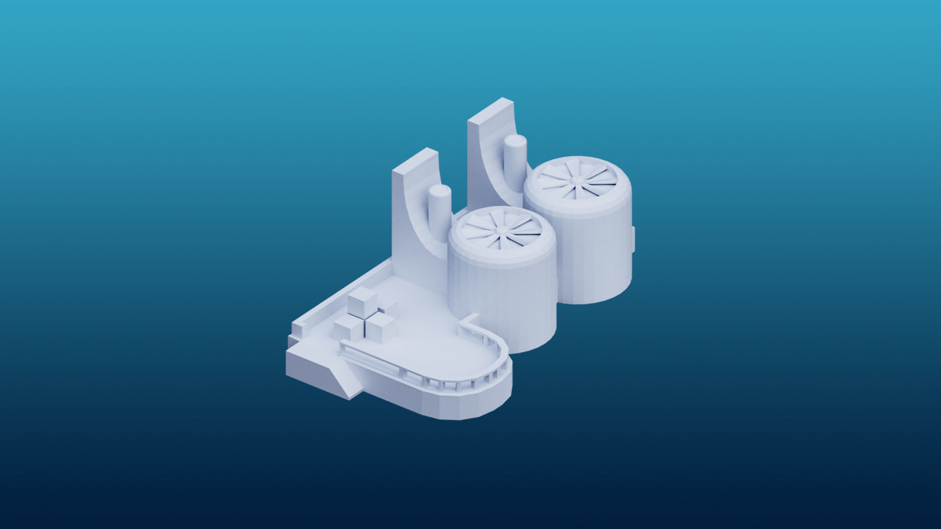 Construction yard Red Alert 2 free 3D model 3D printable | CGTrader