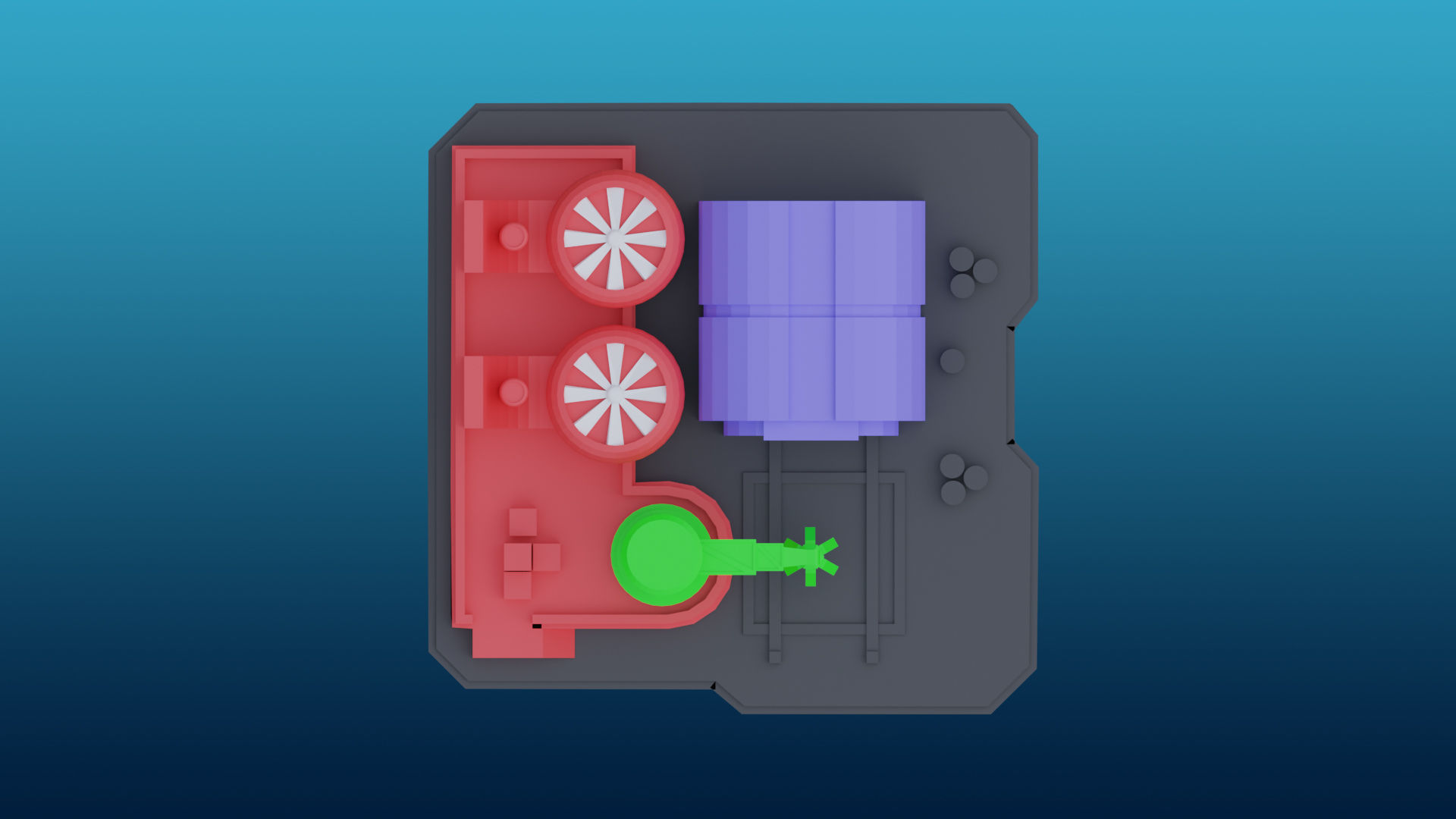 Construction yard Red Alert 2 free 3D model 3D printable | CGTrader