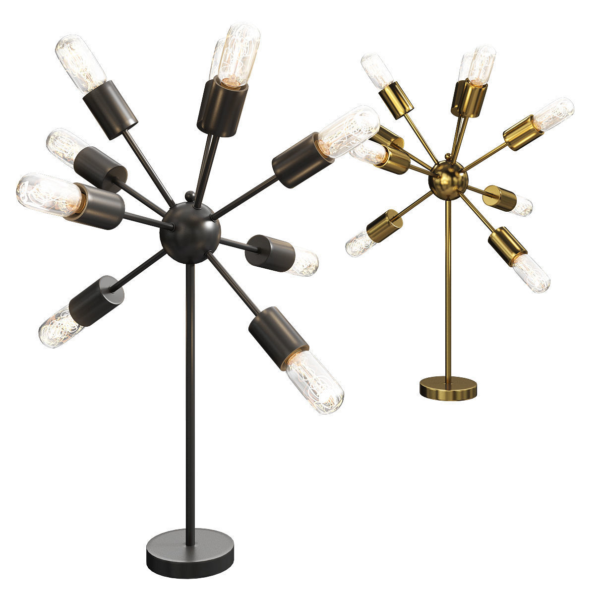 3D model Sputnik Table by Restoration Hardware VR / AR / low-poly ...
