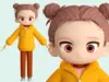 cartoon girl student kid girl ip c4d 3D model | CGTrader