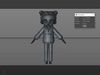 cartoon girl student kid girl ip c4d 3D model | CGTrader