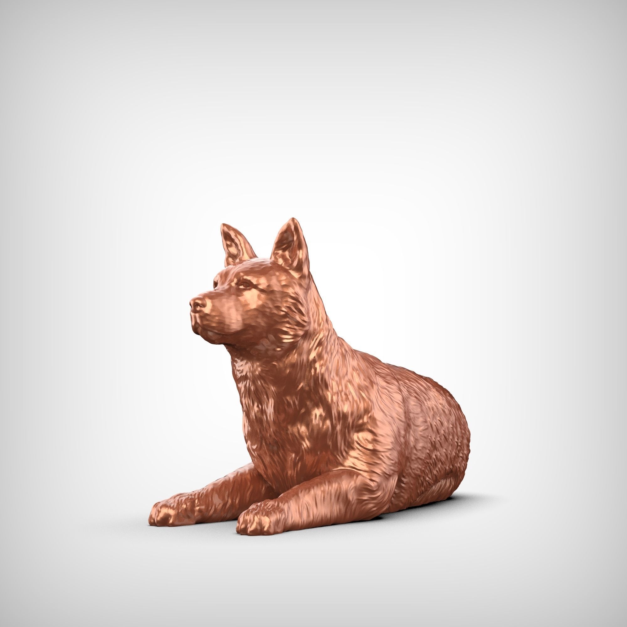 Australian Cattle Dog 3D Print Model Pose 07 3D model 3D printable ...