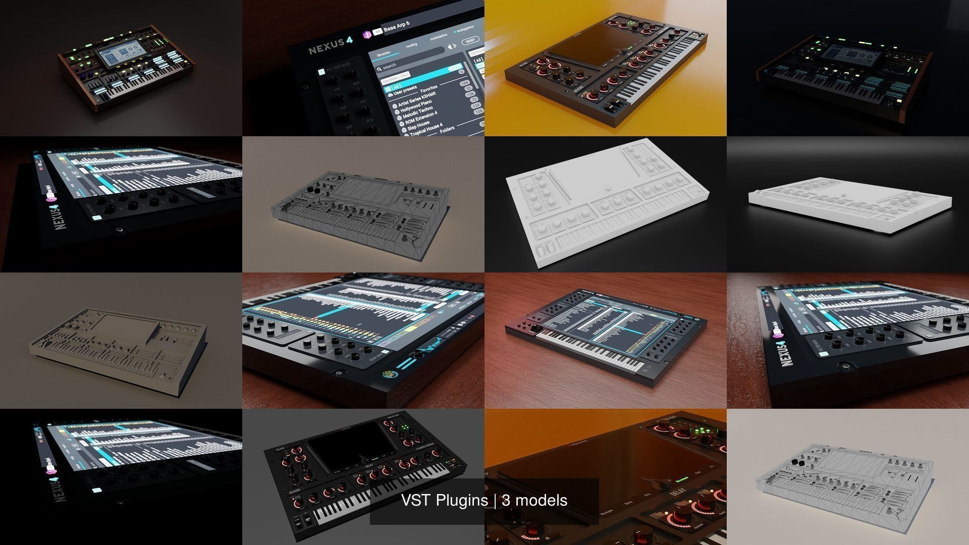 VST Plugins 3D Model Collection | CGTrader