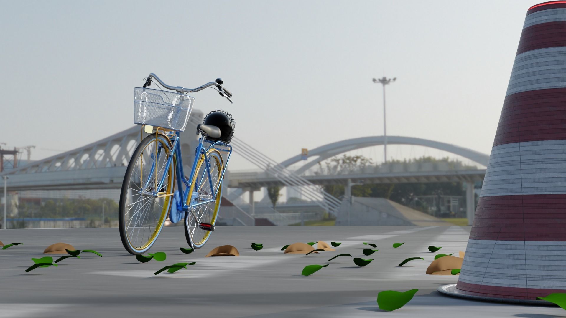 3D model A very realistic bike ready for games and movies VR / AR / low ...