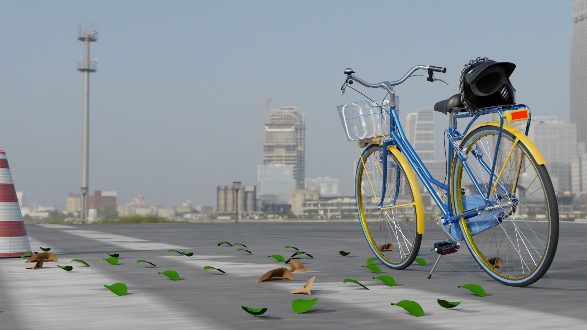 3D model A very realistic bike ready for games and movies VR / AR / low ...