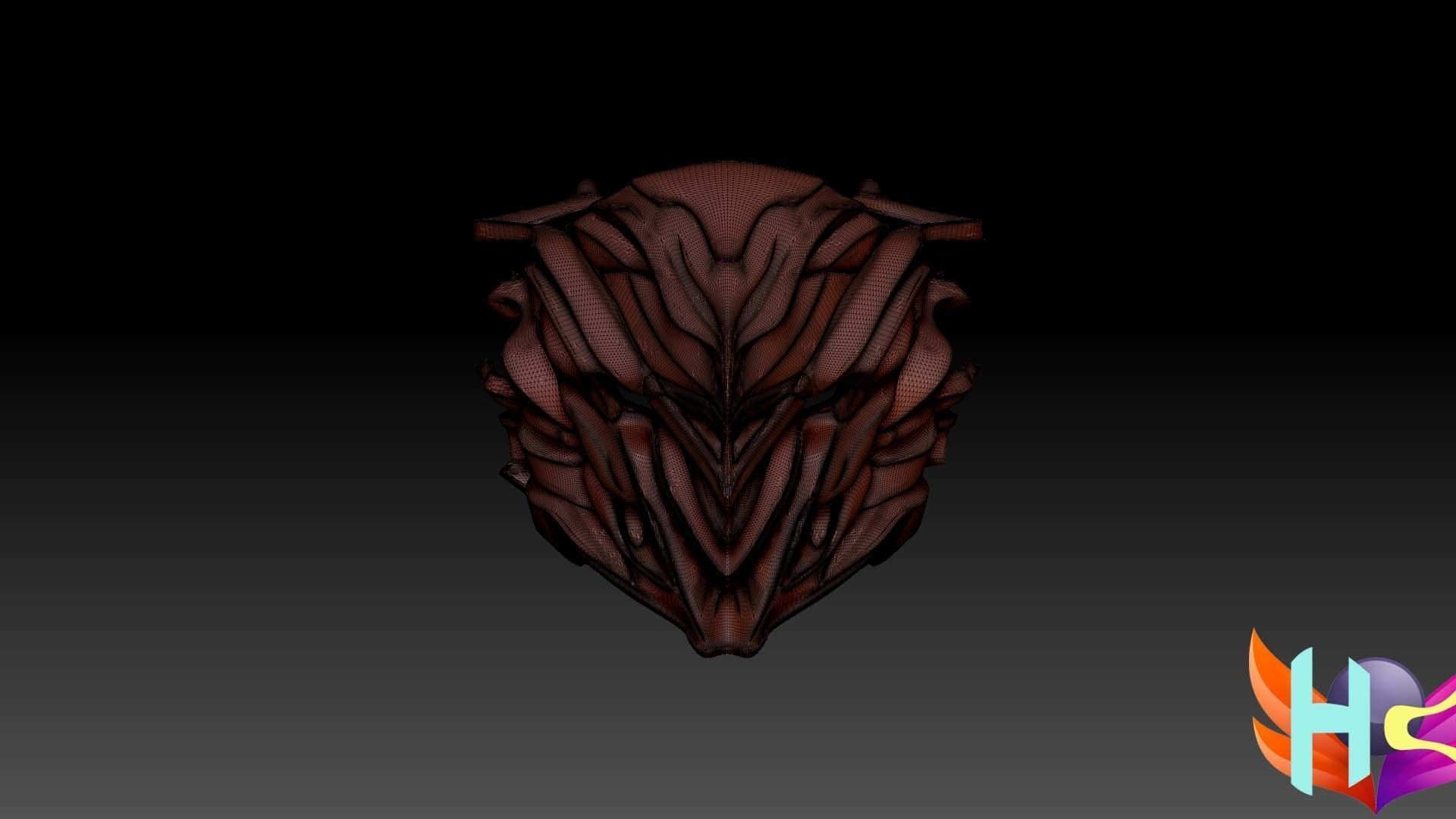 Savitar Helmet 3D model | CGTrader