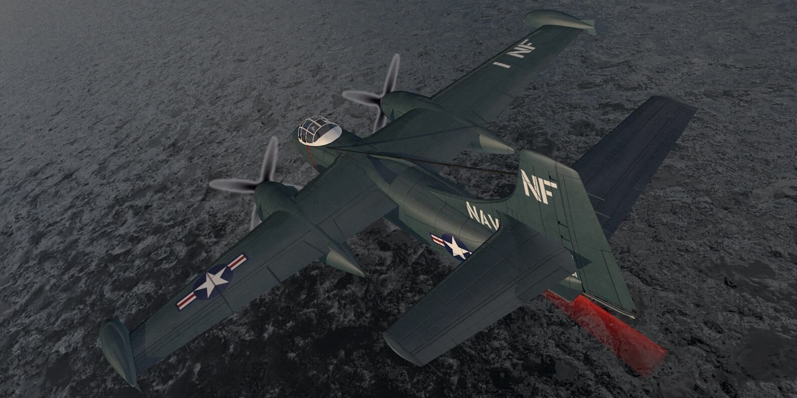 North American AJ-1 Savage 3D model | CGTrader