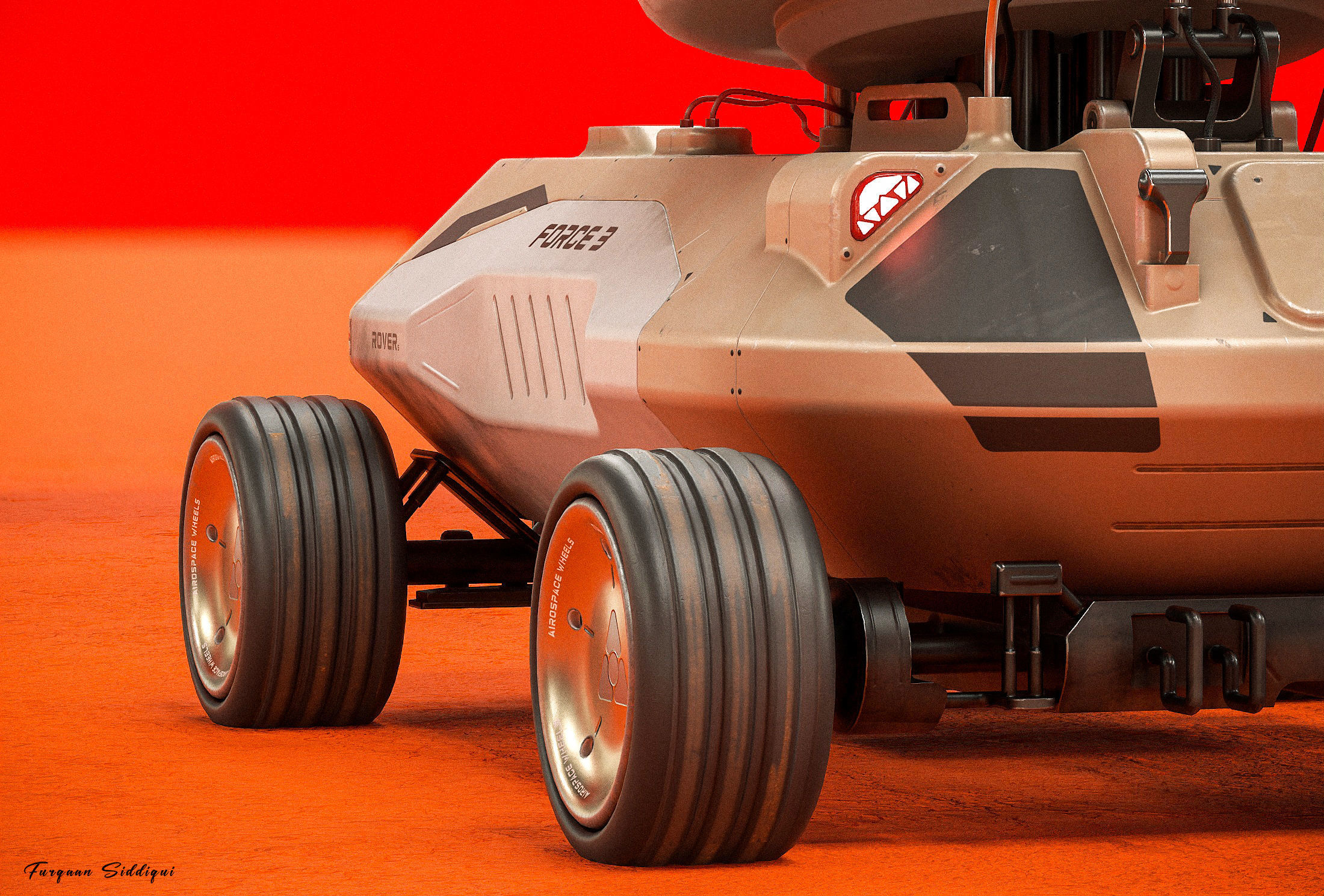 3D model Sci-fi Mars Rover PBR VR / AR / low-poly | CGTrader