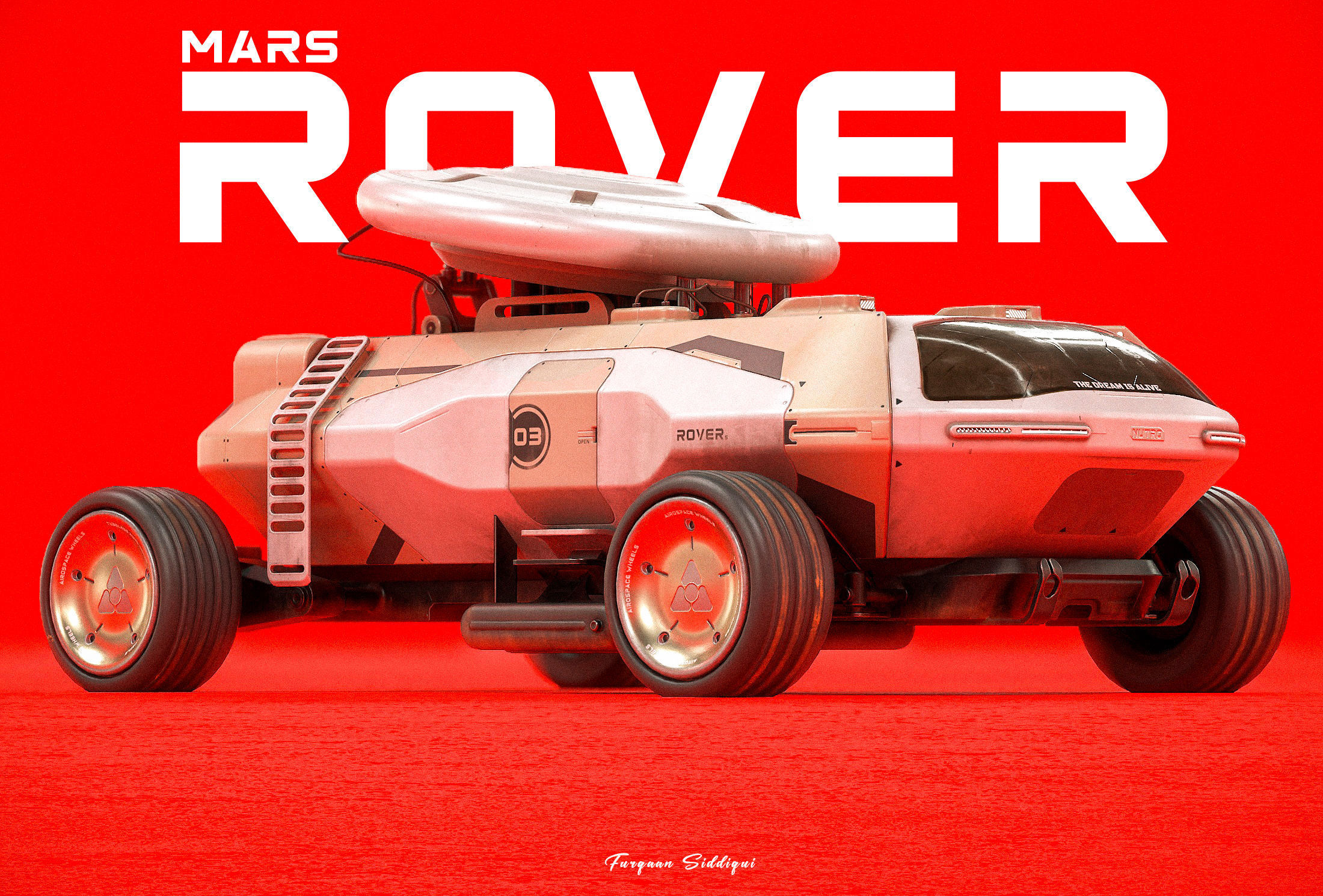 3D model Sci-fi Mars Rover PBR VR / AR / low-poly | CGTrader