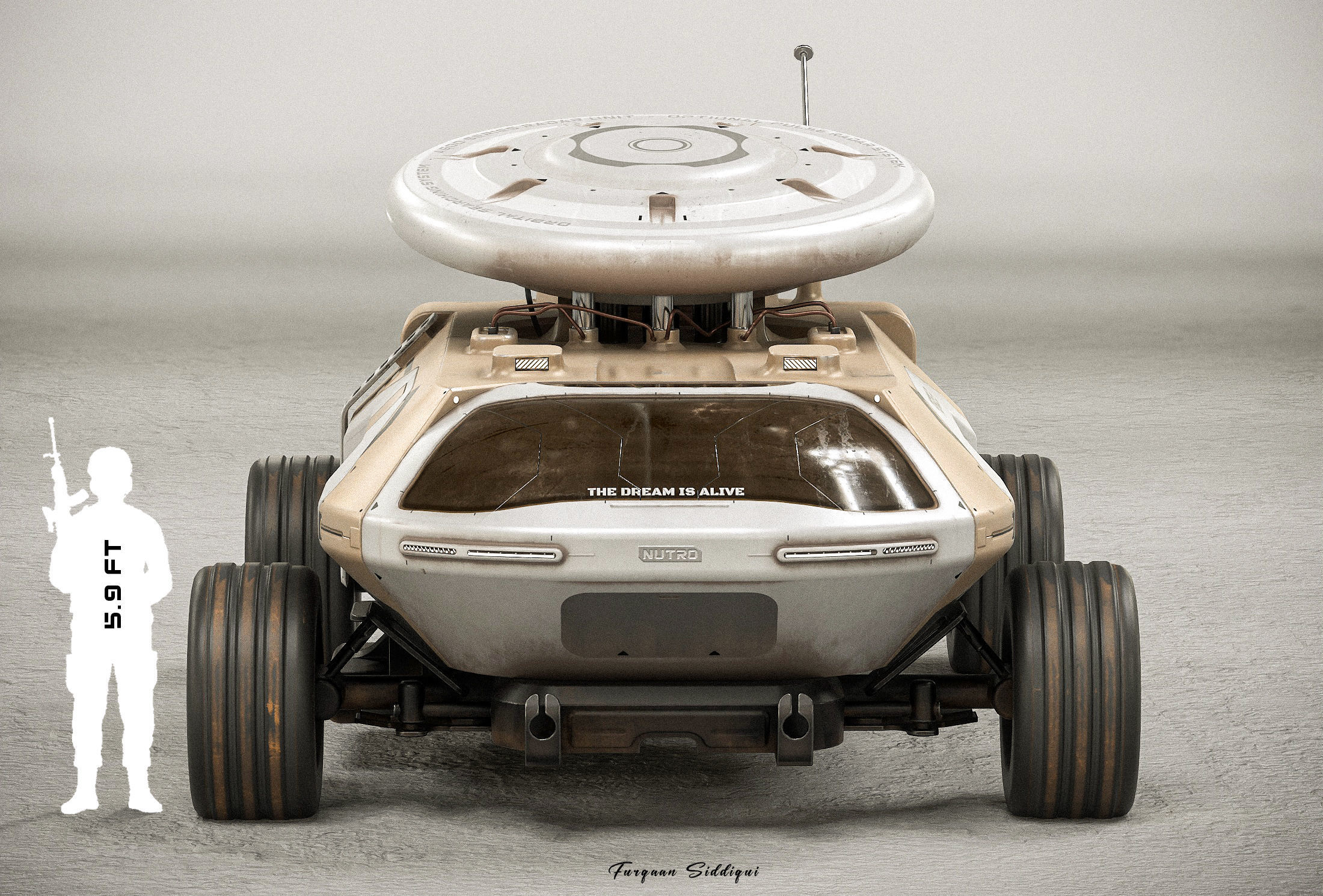 3D model Sci-fi Mars Rover PBR VR / AR / low-poly | CGTrader