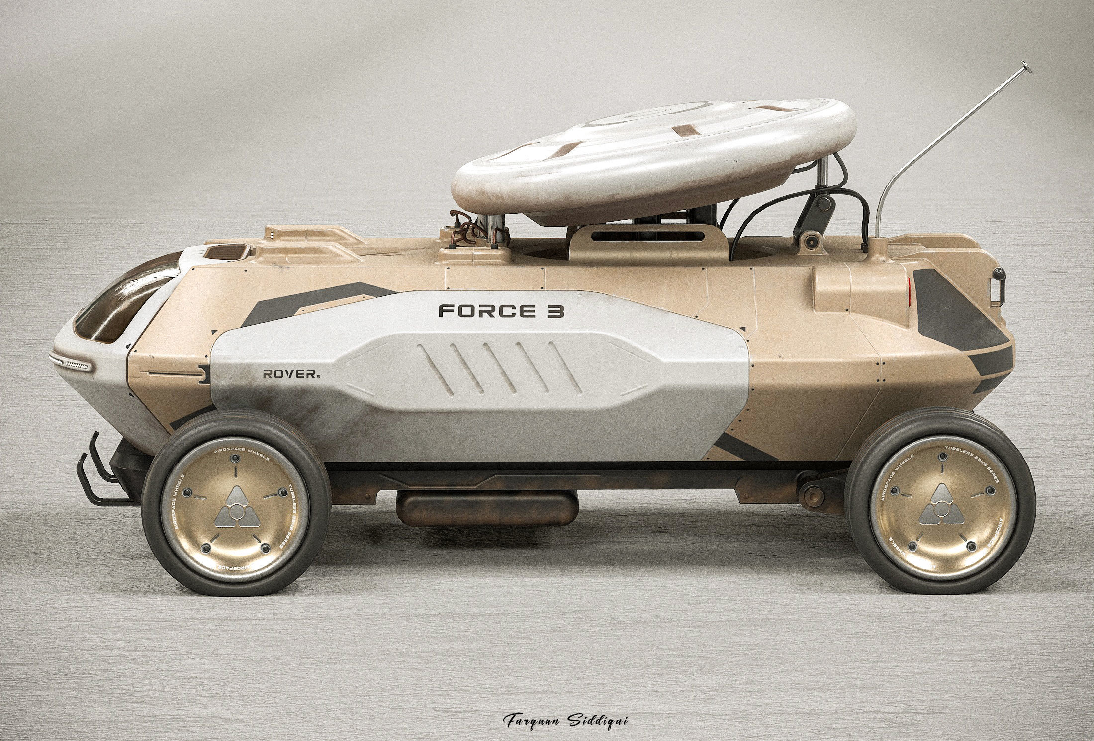 3D model Sci-fi Mars Rover PBR VR / AR / low-poly | CGTrader