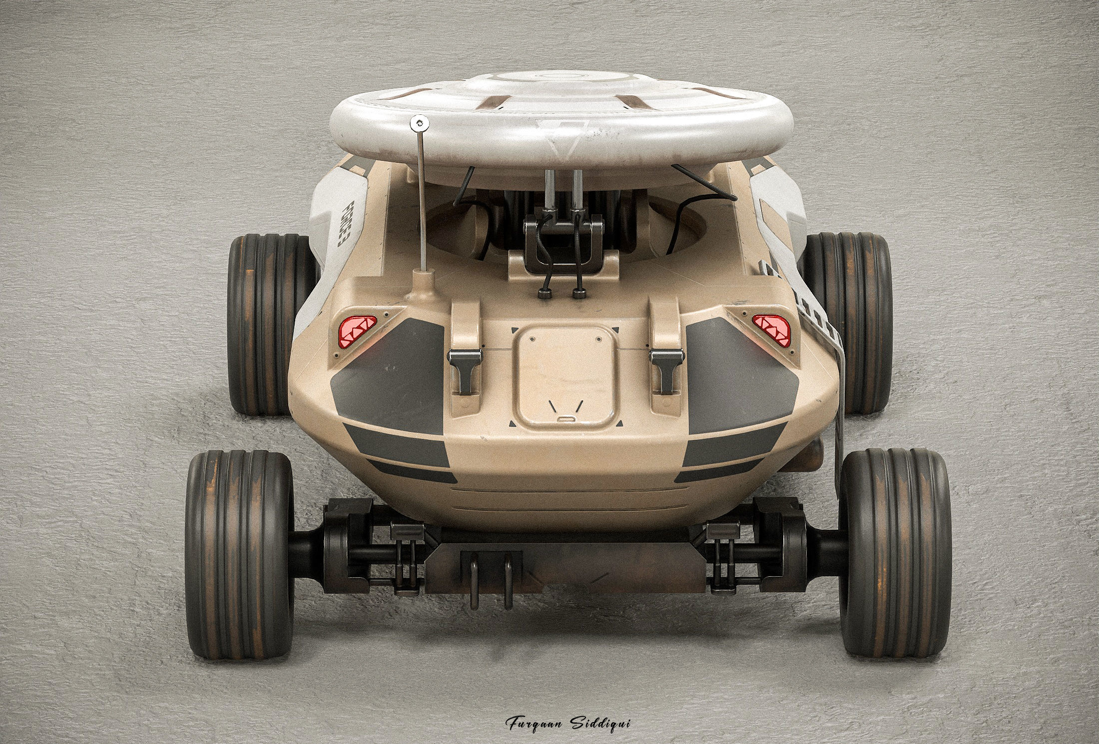 3D model Sci-fi Mars Rover PBR VR / AR / low-poly | CGTrader