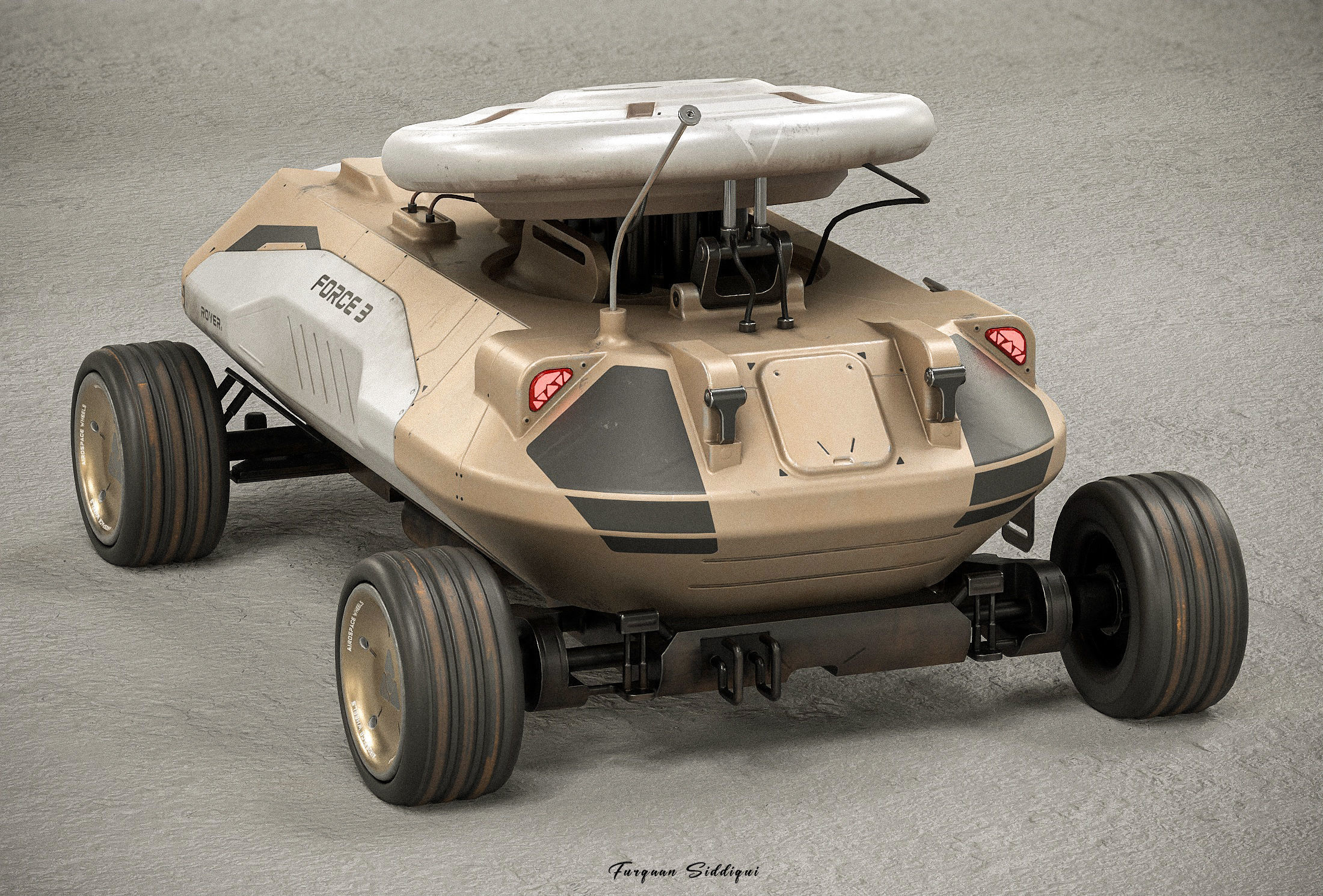 3D model Sci-fi Mars Rover PBR VR / AR / low-poly | CGTrader