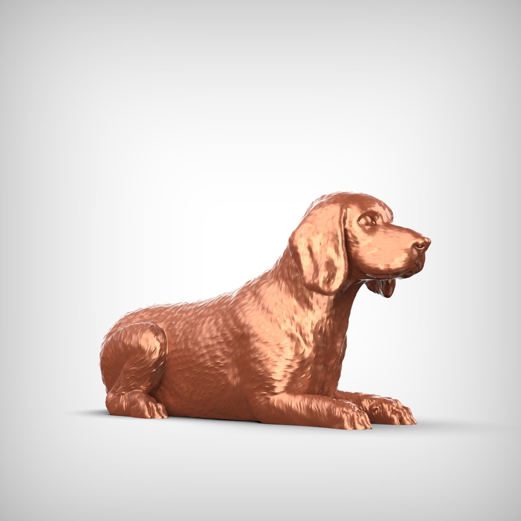 Beagle 3D Print Model Pose 07 3D model 3D printable | CGTrader