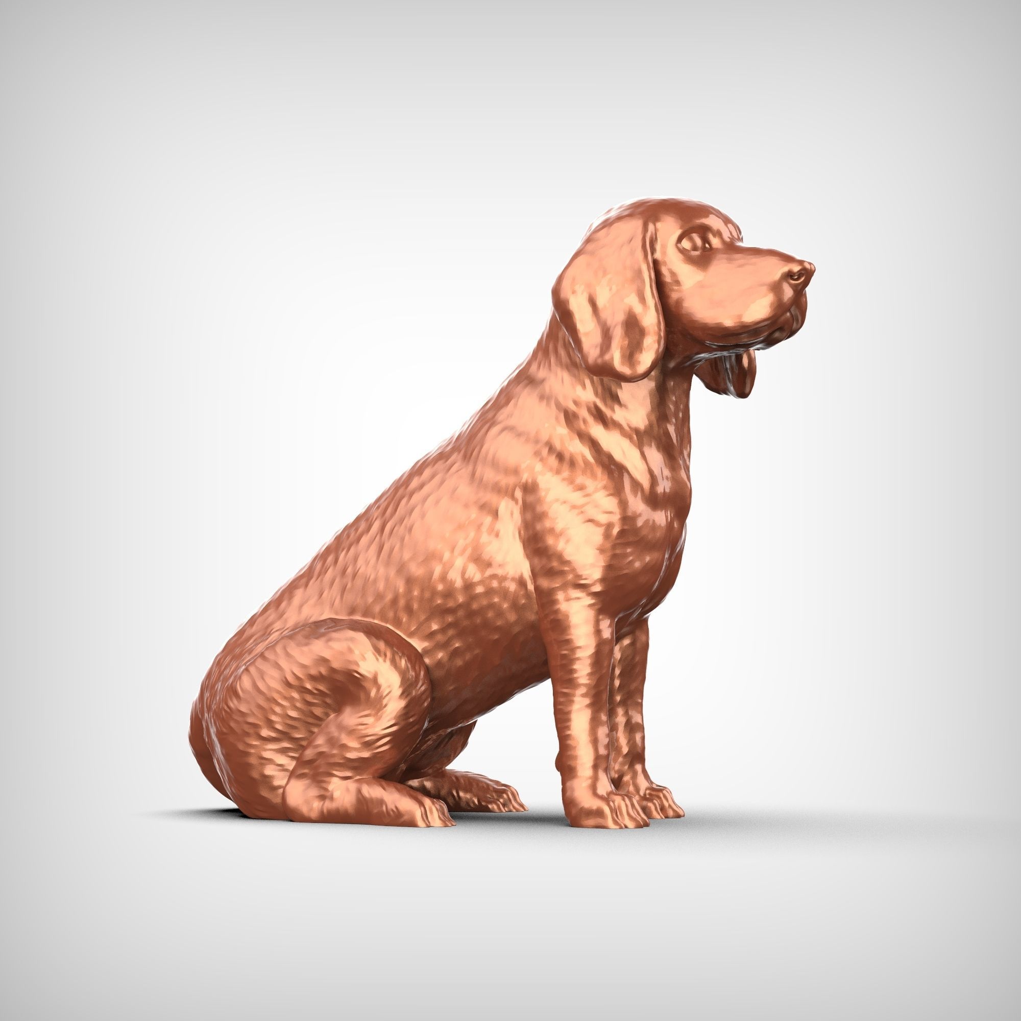 Beagle 3D Print Model Pose 06 3D model 3D printable | CGTrader