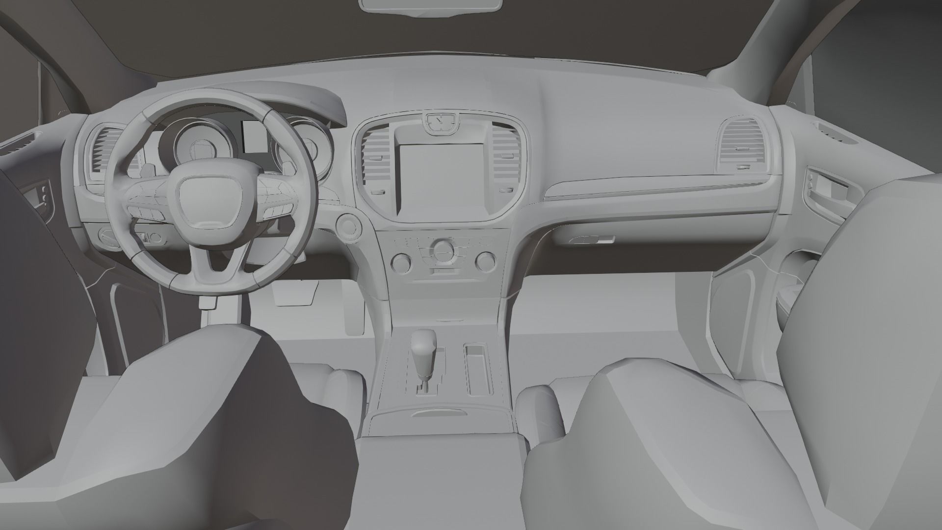 Chrysler 300c 2018 Modified 3D model | CGTrader