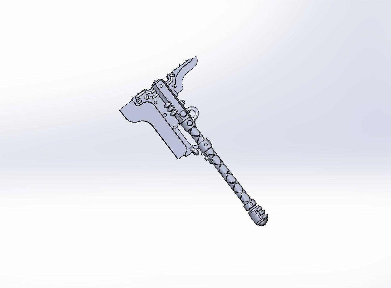 Heavy Plasma Axe - League of Votann - Warhammer 3D model 3D printable ...