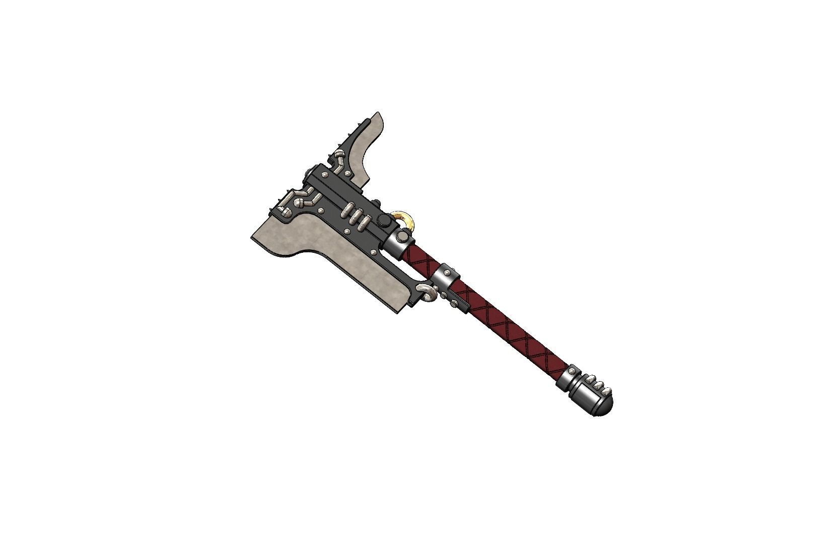 Heavy Plasma Axe - League of Votann - Warhammer 3D model 3D printable ...