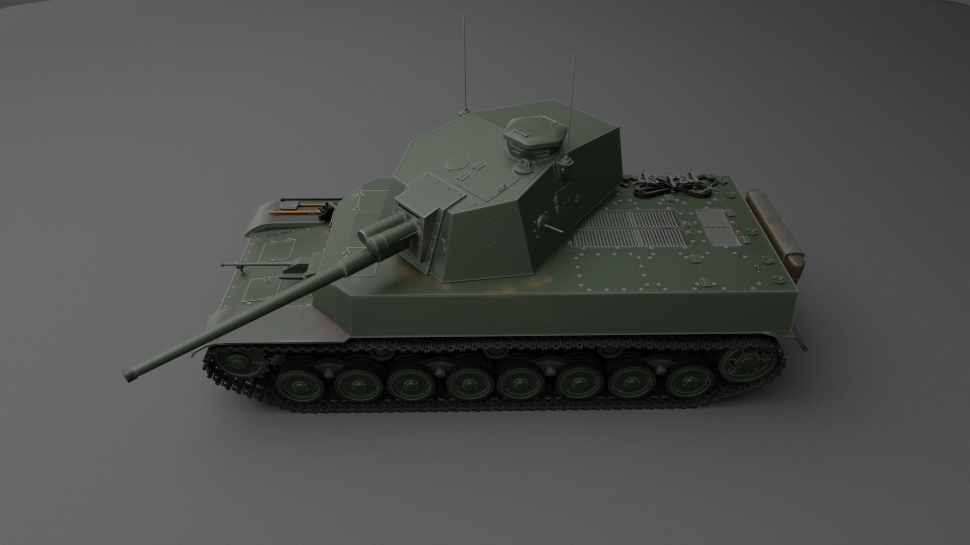 Type 5 Chi-Ri 2 japanese medium tank 3D model | CGTrader