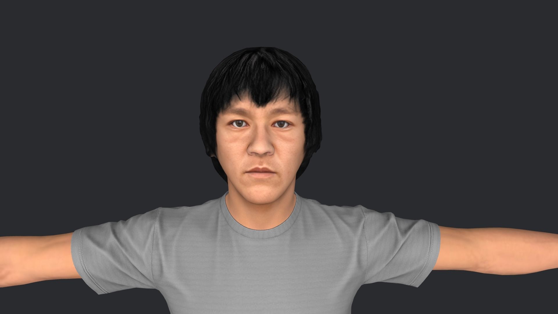 Bruce Lee Hyper Realistic Full Body Fully Rigged 3D Character 3D model ...