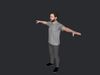 Chris Evans Hyper Realistic Full Body Fully Rigged 3D Character 3D model rigged | CGTrader