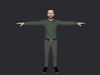 Chris Evans Hyper Realistic Full Body Fully Rigged 3D Character 3D model rigged | CGTrader
