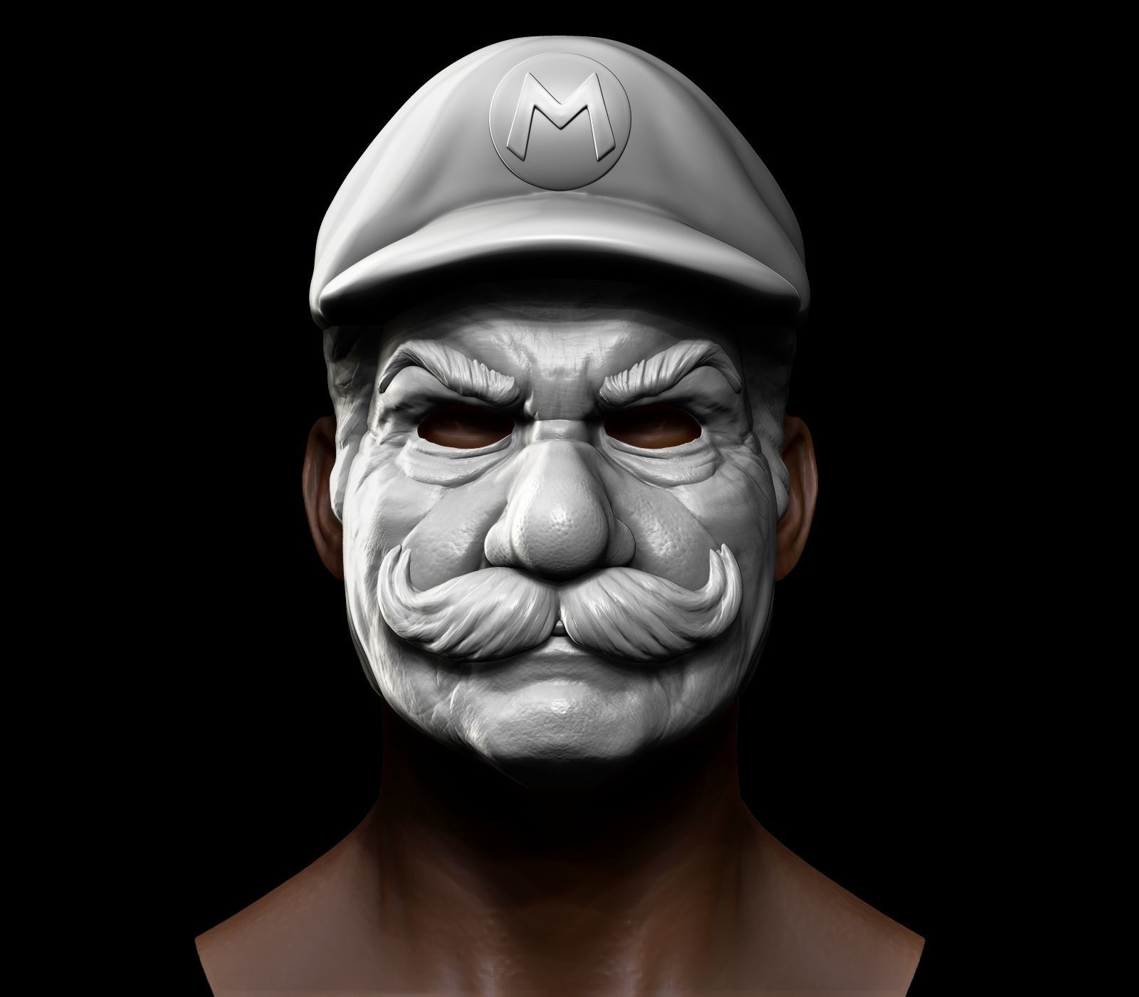 Super Mario Mask 3D model 3D printable | CGTrader