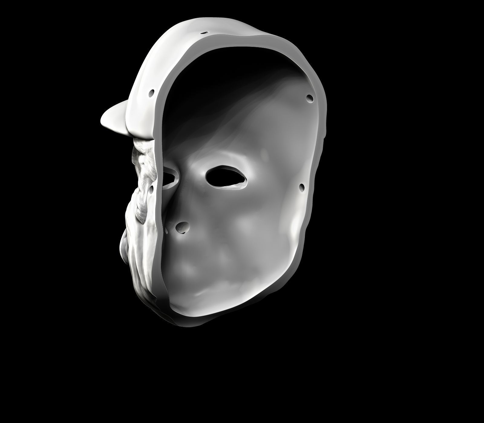 Super Mario Mask 3D model 3D printable | CGTrader