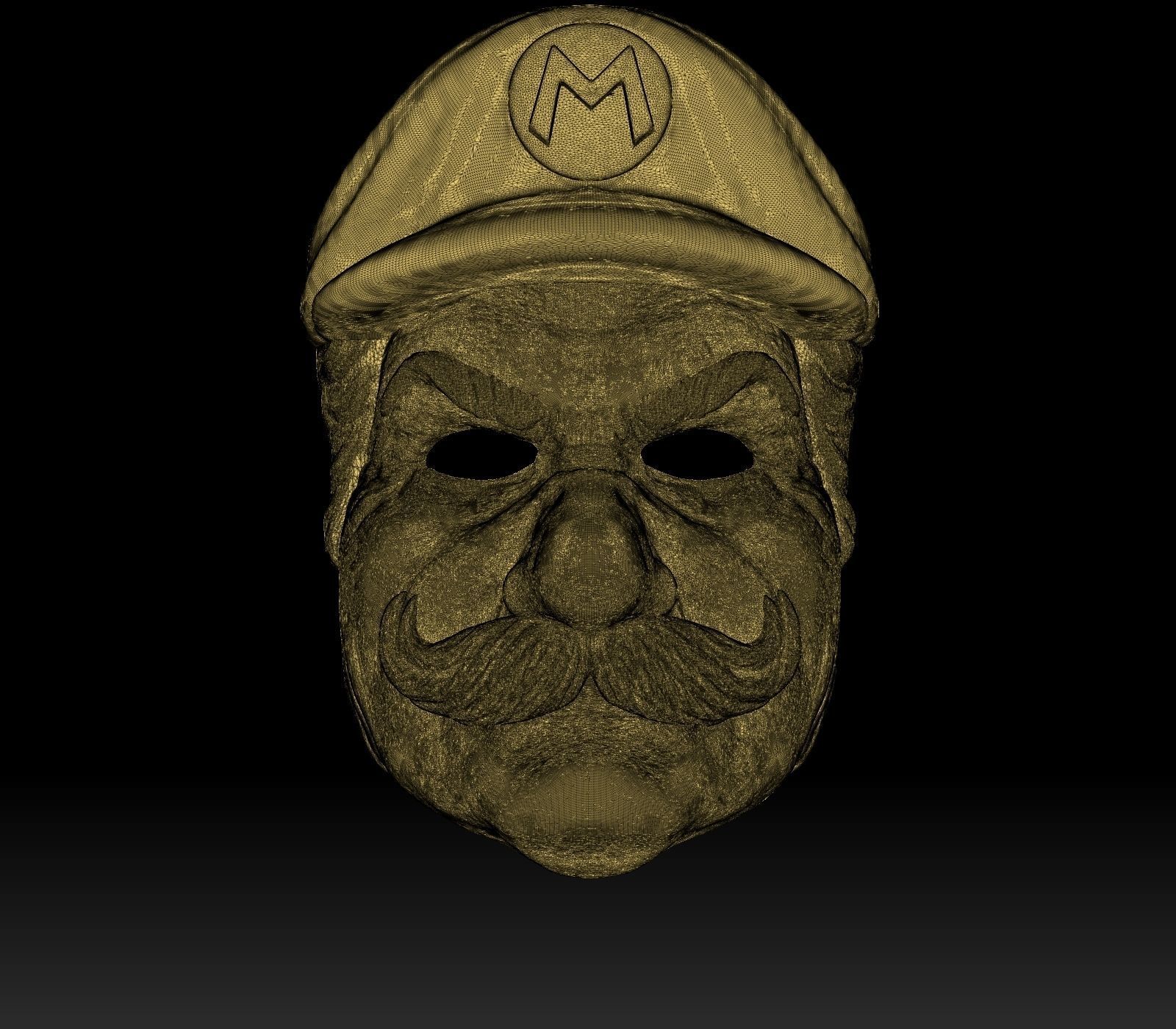 Super Mario Mask 3D model 3D printable | CGTrader