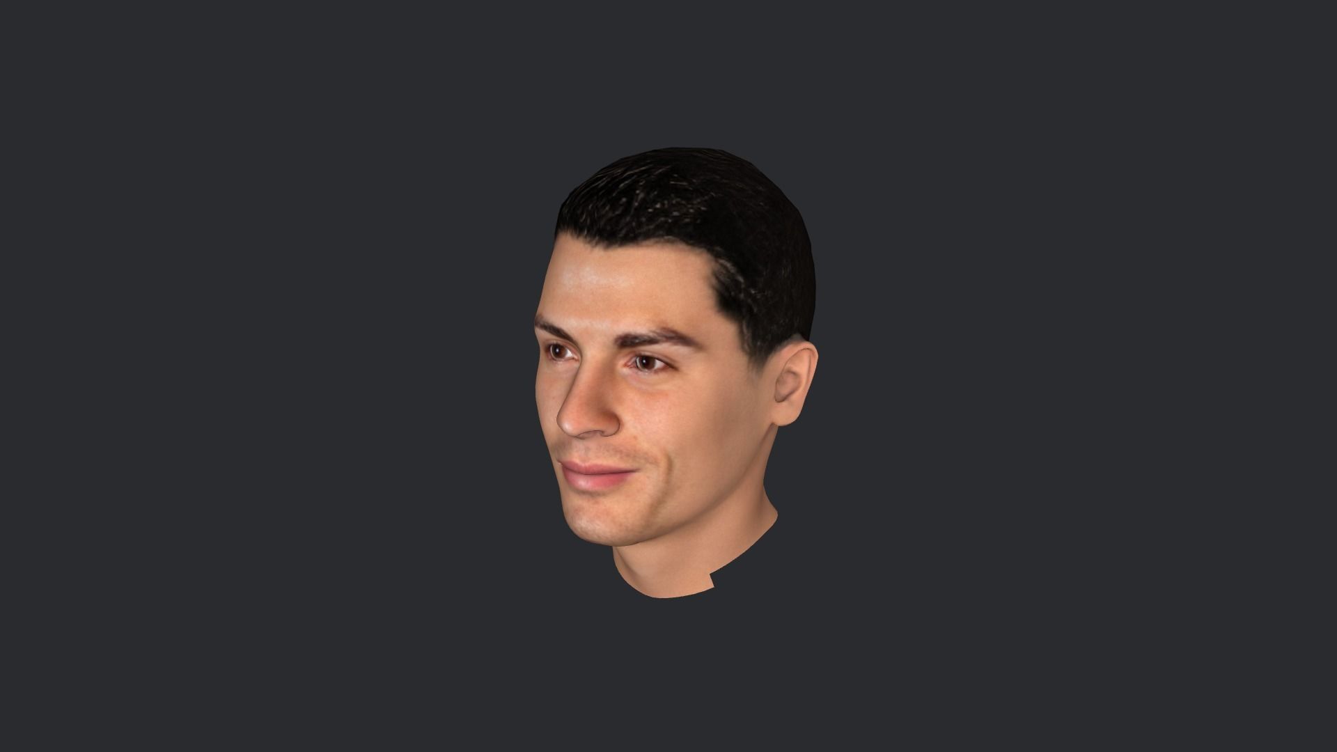 Cristiano Ronaldo Hyper Realistic Fully Rigged 3D Character 3D model ...