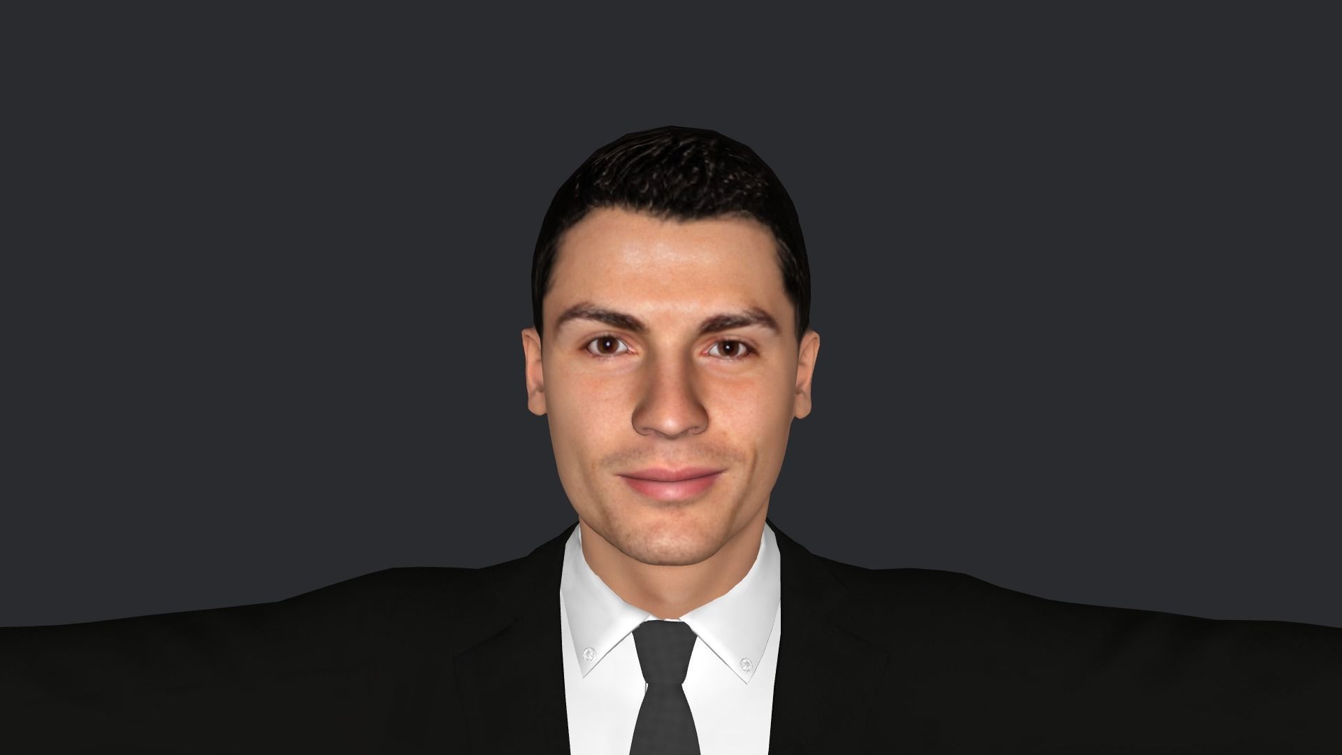 Cristiano Ronaldo Hyper Realistic Fully Rigged 3D Character 3D model ...
