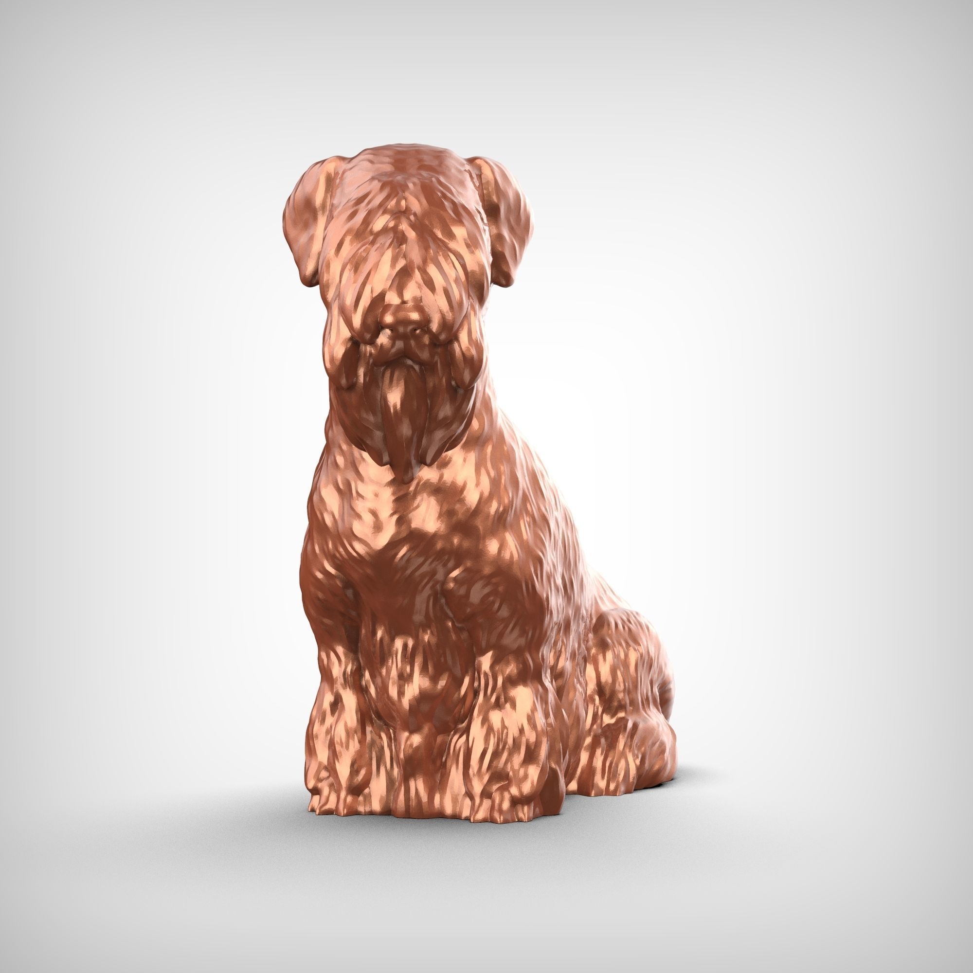 Cesky Terrier Dog 3D Print Model Pose 05 3D model 3D printable | CGTrader