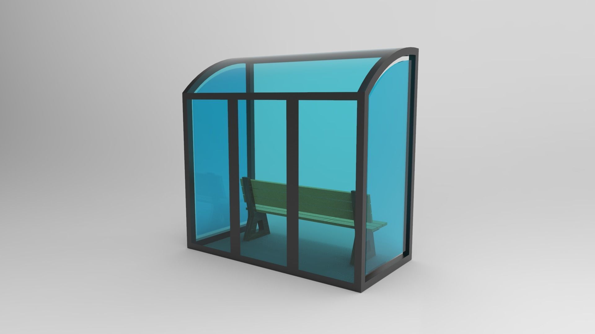 3D model Street haltes VR / AR / low-poly | CGTrader