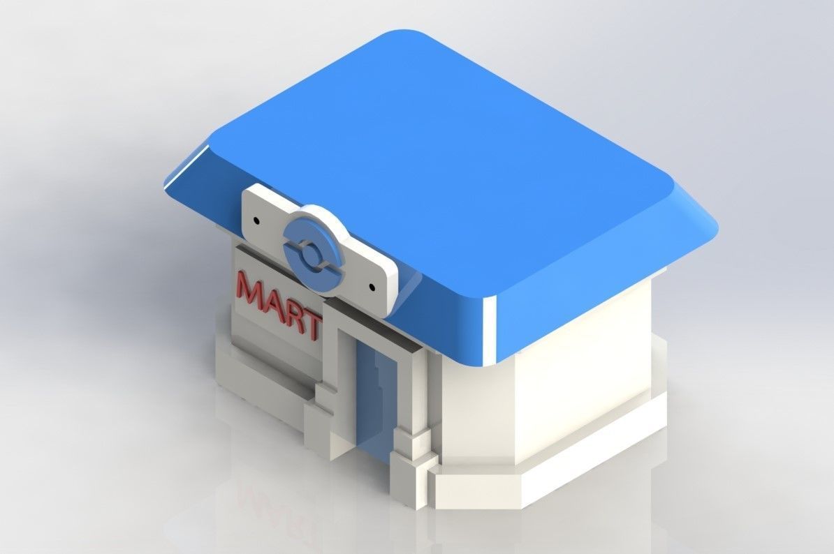 Pokemon Poke Mart 3D model 3D printable | CGTrader