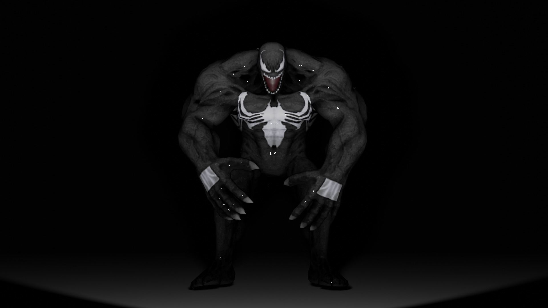 3D model venom 3d blender model VR / AR / low-poly | CGTrader