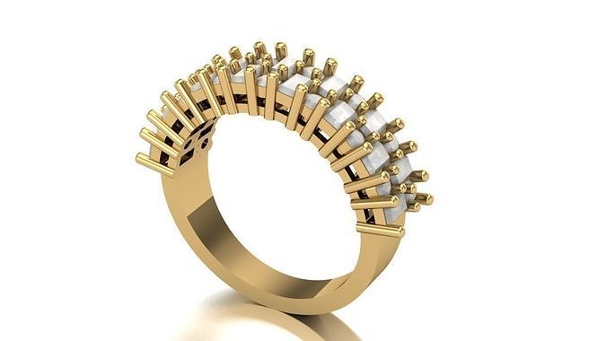 Engagement Ring Design In Gemvision Matrix free 3D model 3D printable ...