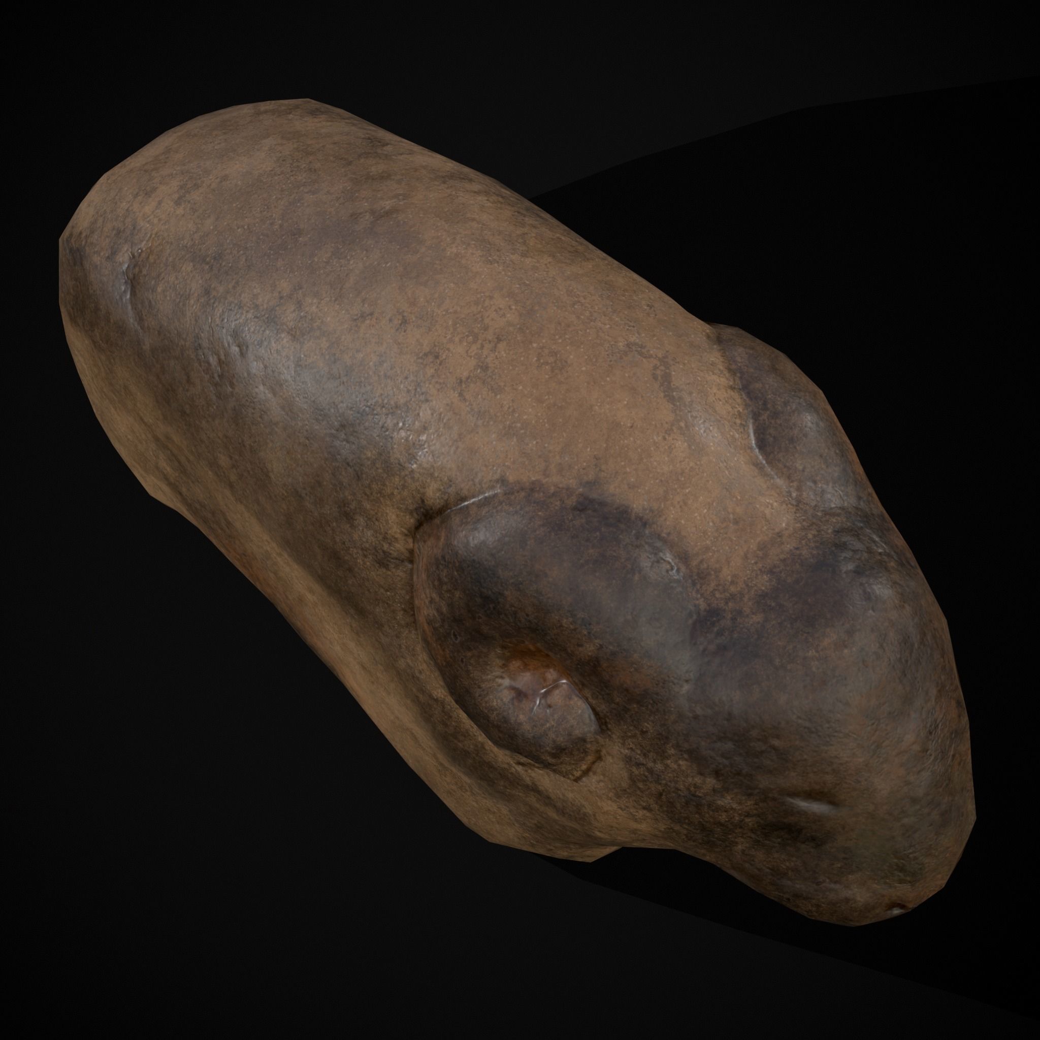3D model Medieval Stone Bull VR / AR / low-poly | CGTrader