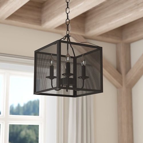 Islip Light Lantern Square Pendant 3D model | CGTrader