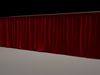 Animated Red Theater Curtain 3D model animated | CGTrader