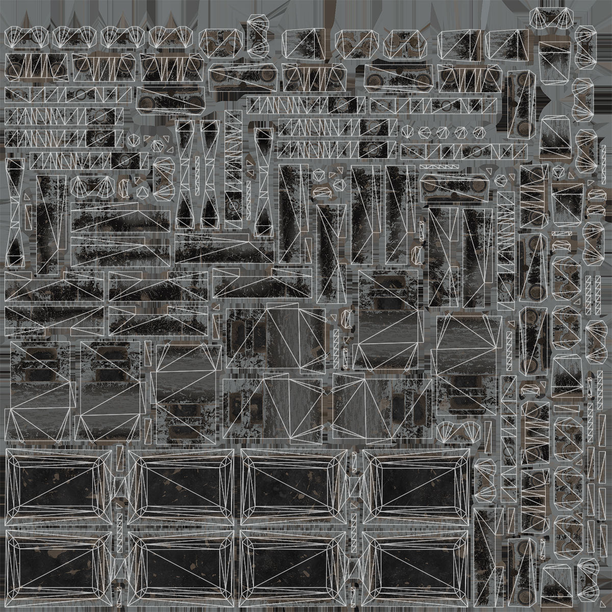 3D model Leopard 2 Tank Tracks D570FT VR / AR / low-poly | CGTrader