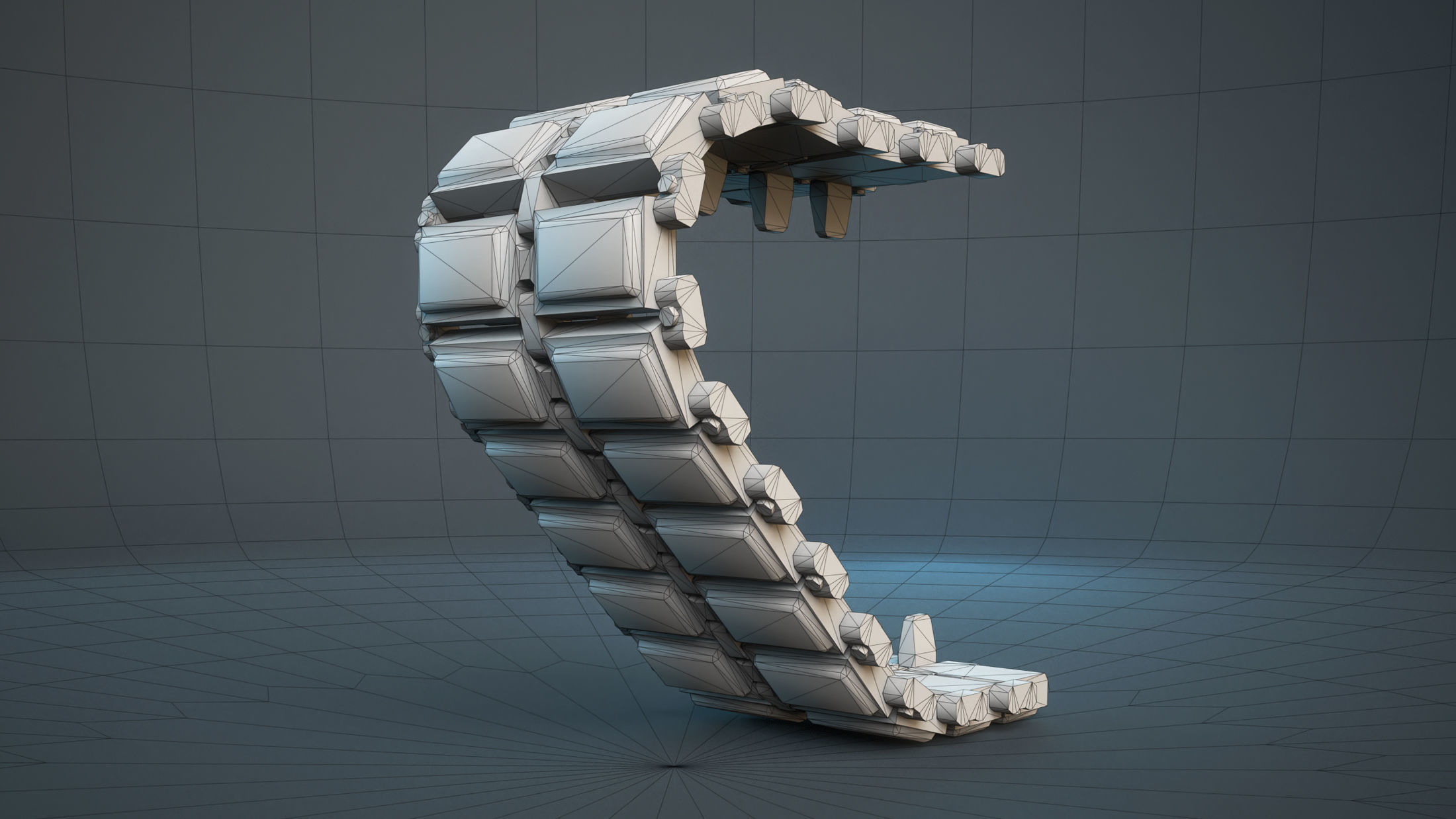 3D model Leopard 2 Tank Tracks D570FT VR / AR / low-poly | CGTrader