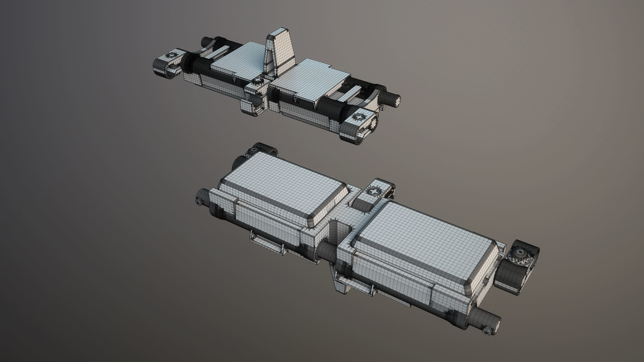 3D model Leopard 2 Tank Tracks D570FT VR / AR / low-poly | CGTrader