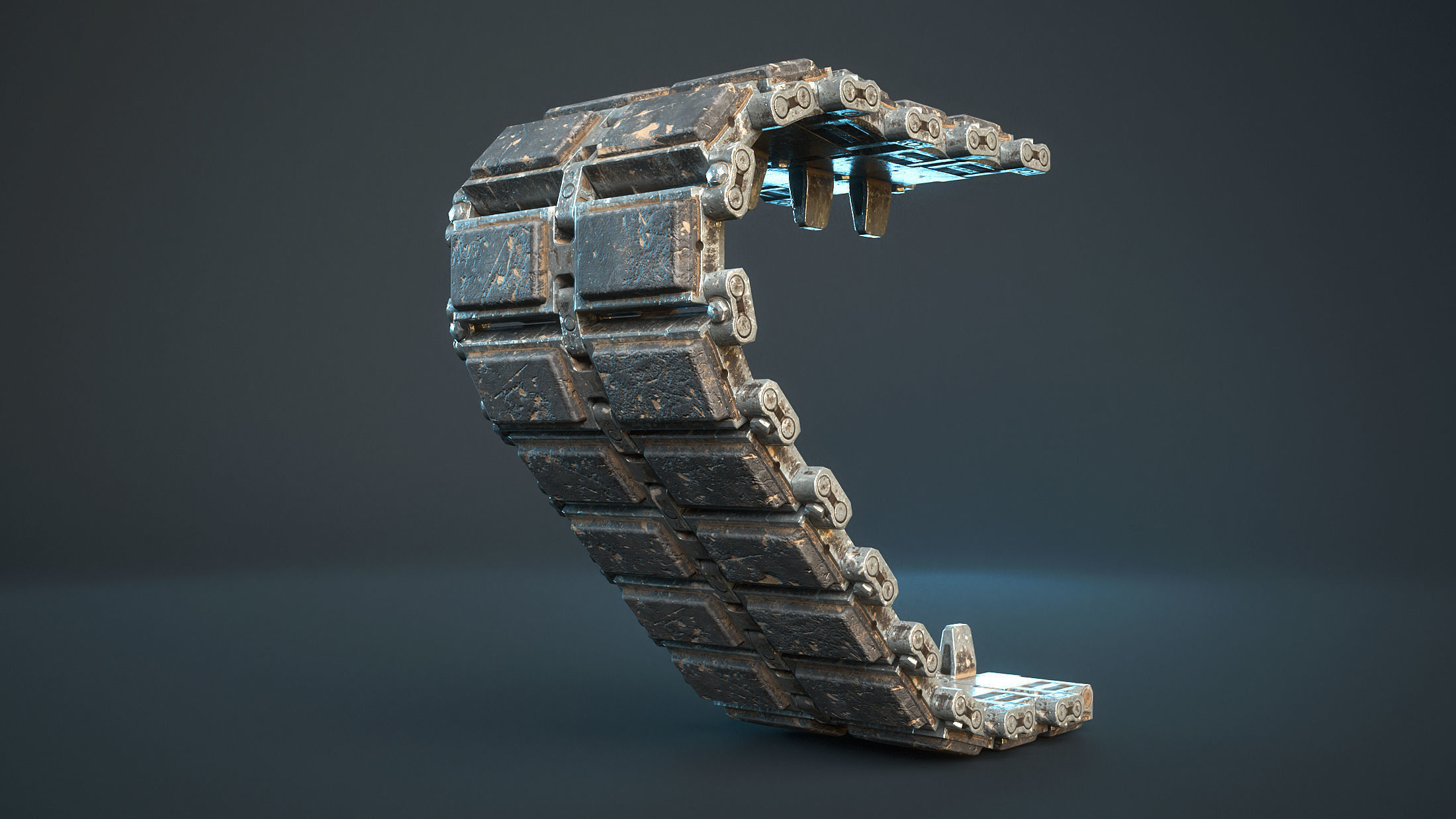 3D model Leopard 2 Tank Tracks D570FT VR / AR / low-poly | CGTrader