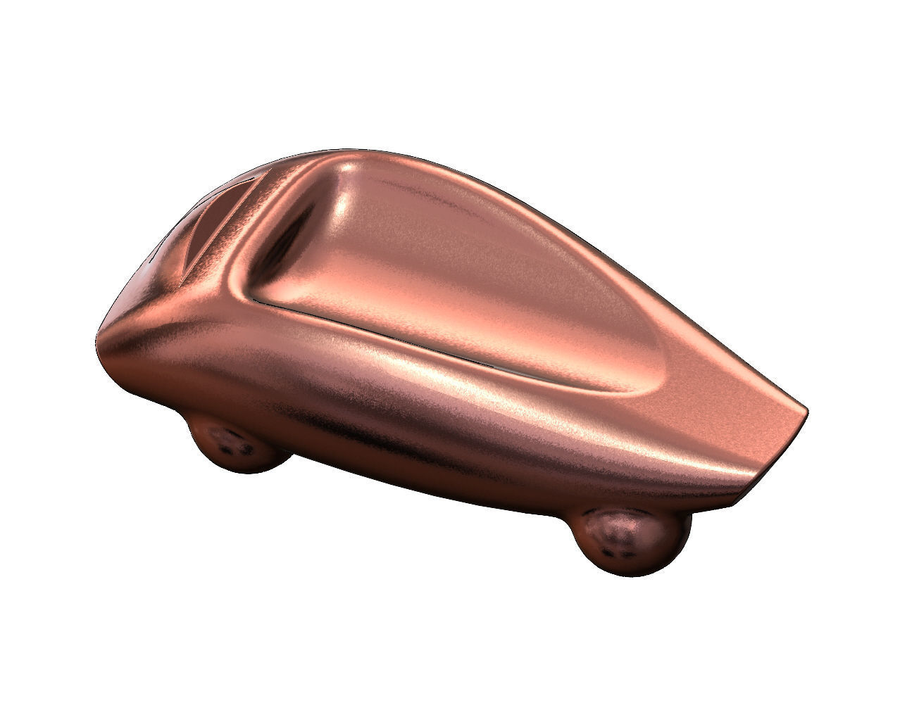 Miniature vehicle automotive speed sculpture N012 3D model 3D printable ...