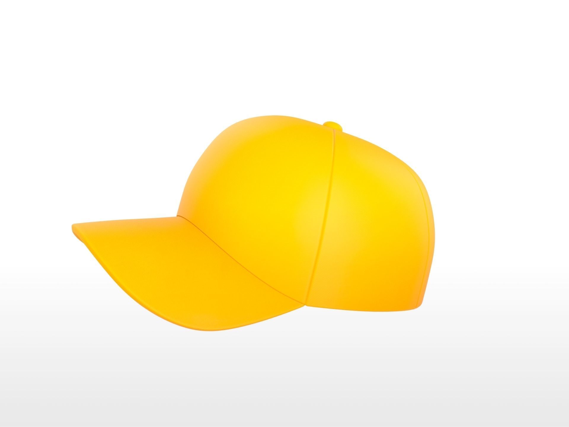 3D model Yellow Cap VR / AR / low-poly | CGTrader