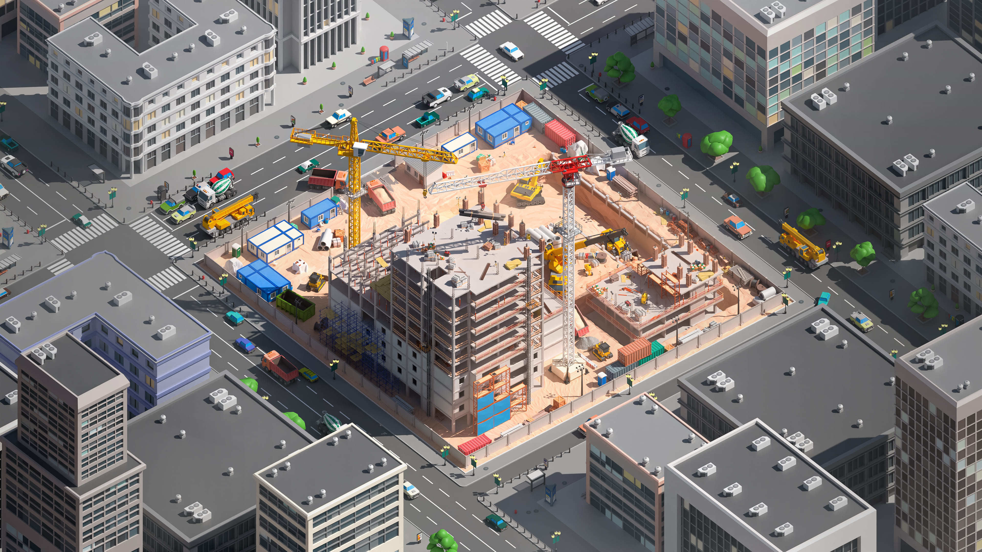 3D model Construction VR / AR / low-poly | CGTrader