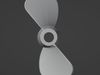 Two-Blade Propeller Model 3D model 3D printable | CGTrader