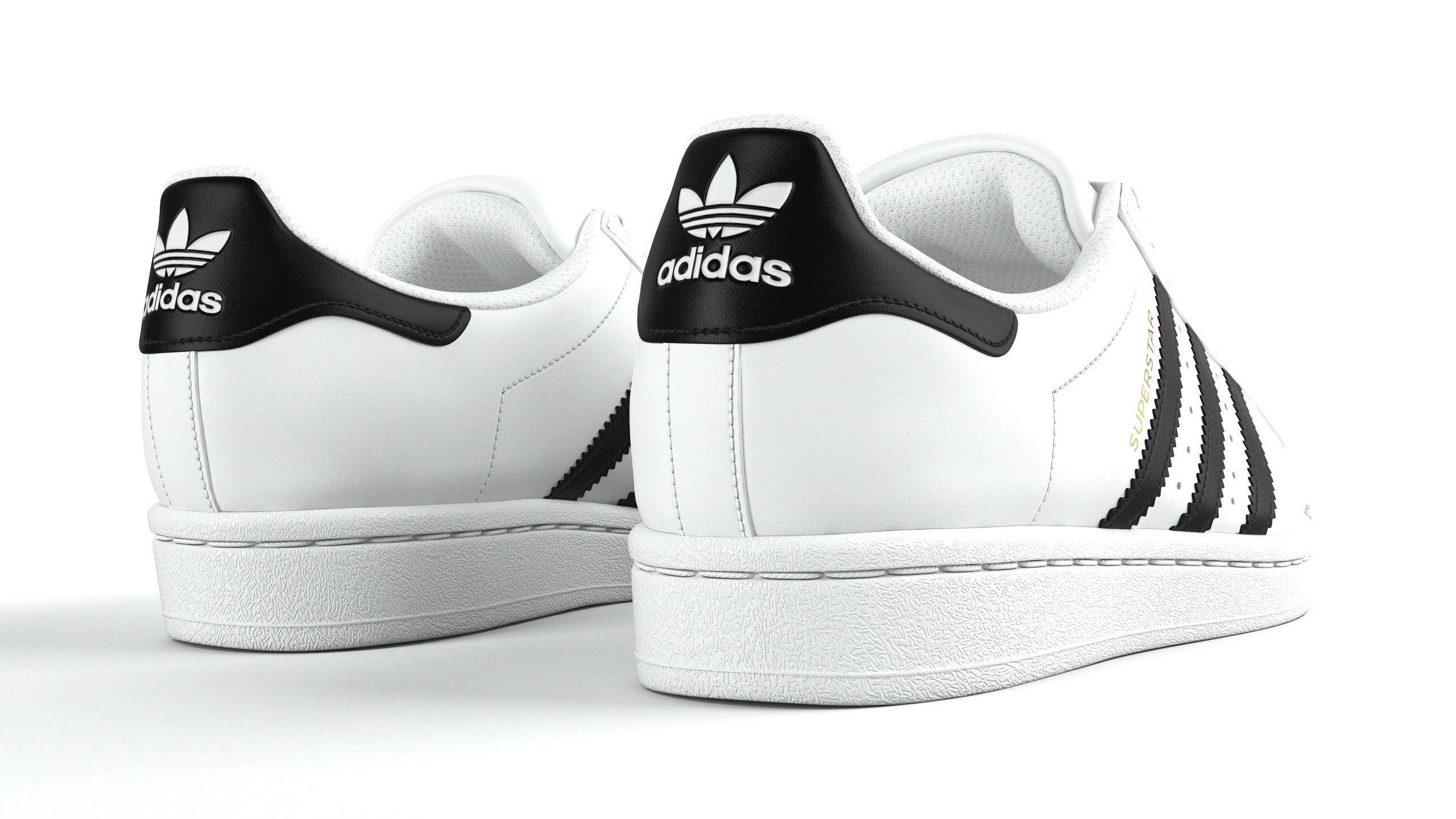 3D model adidas superstar PBR VR / AR / low-poly | CGTrader