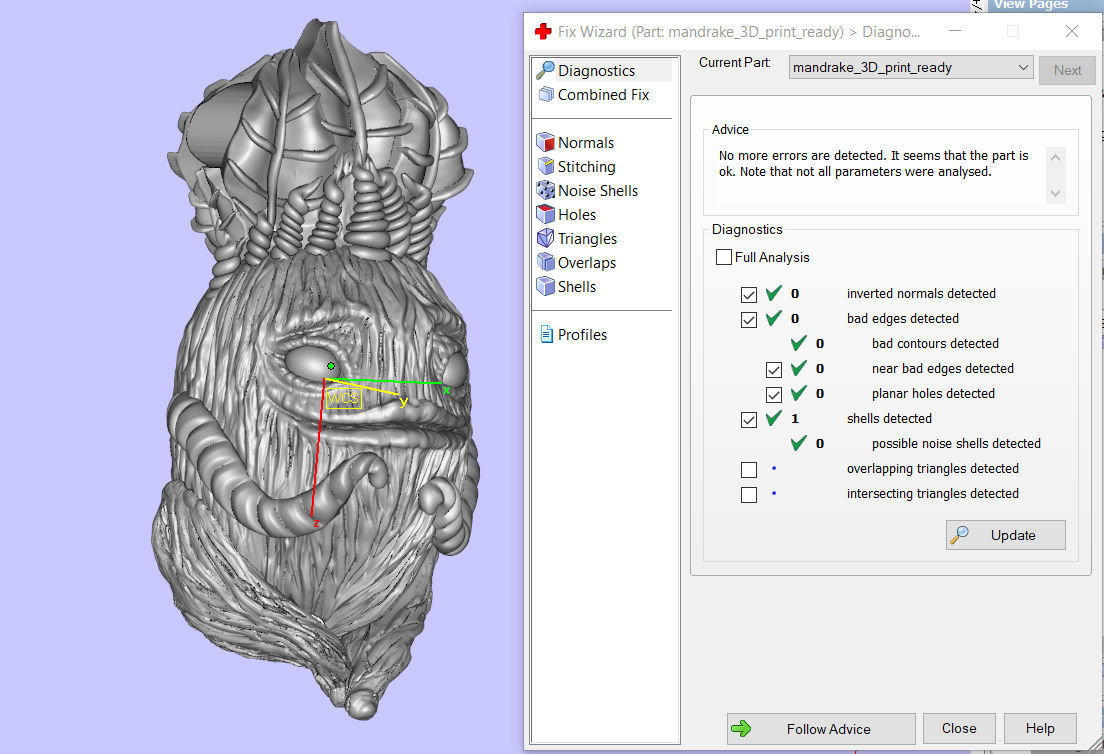 Mandrake plants fantasy pendant necklace Mandragora 3D model 3D ...